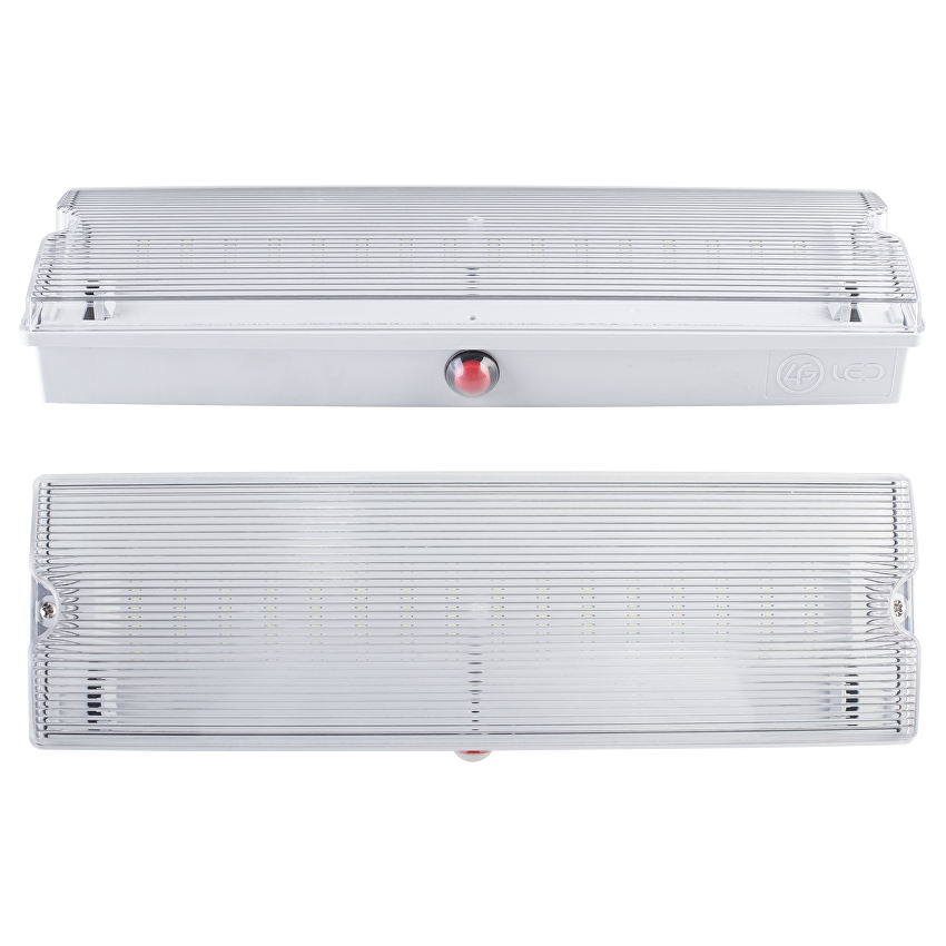 LED Notlicht mit eingebautem Akku Ni-Cd 1500 mAh, 3W, 6500K, IP44 ...